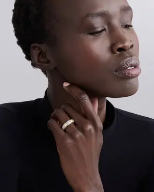 Lagos Signature Caviar Diamond Ring