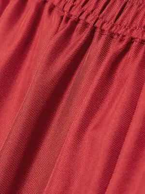 Loulou De Saison Zinia Silk-twill Shorts