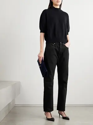 Khaite Callum High-rise Straight-leg Jeans - Blue