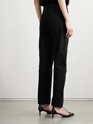 Khaite Callum High-rise Straight-leg Jeans - Blue