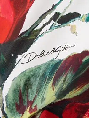 Dolce & Gabbana Floral-print Cotton-poplin Shorts
