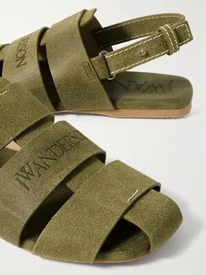 JW Anderson Suede Sandals - Green