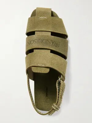 JW Anderson Suede Sandals - Green