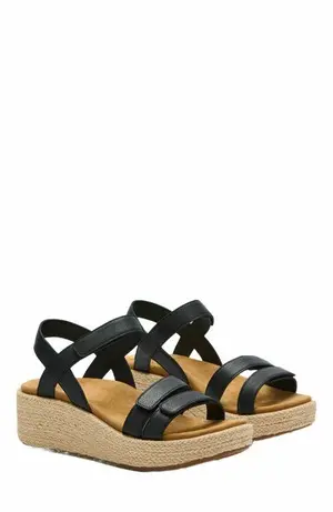 ABEO Solstice Strap Sandals - Black - Metatarsal