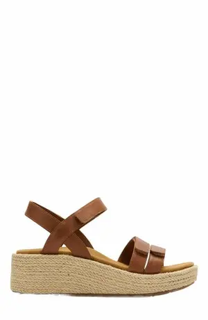 ABEO Solstice Wedge Sandals - Caramel