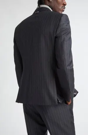 Thom Browne Fit 1 Pinstripe Wool Sport Coat