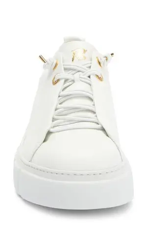 Paul Green Abbey Leather Sneakers - White Leather