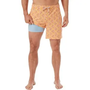 FAIR HARBOR Bayberry Water Repellent Swim Trunks Orange