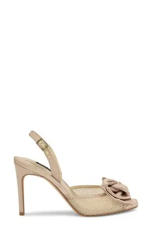 Nine West Slingback Sandal - Light Natural
