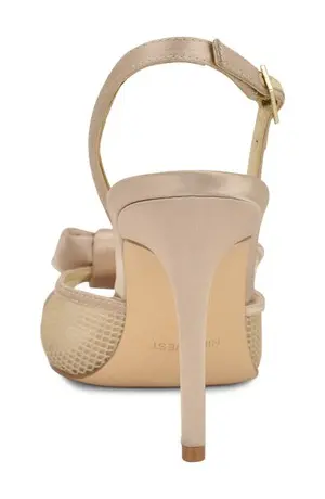 Nine West Slingback Sandal - Light Natural