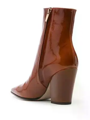 GIANVITO ROSSI 90mm Patent Ankle Boots