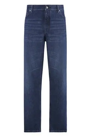 Zegna Roccia Straight Leg Jeans - Navy