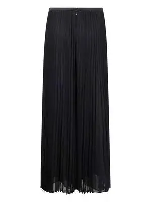 Emporio Armani Georgette Pleated Trousers