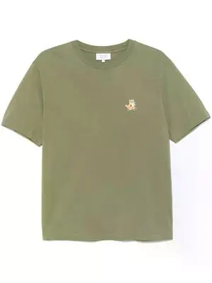 Maison Kitsuné Fox-motif T-shirt - Green