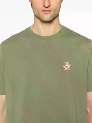 Maison Kitsuné Fox-motif T-shirt - Green
