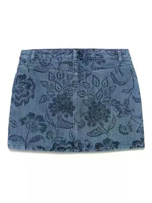 A.p.c. Floral Mini Skirt