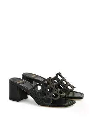 FERRAGAMO Gancini Leather Sandals