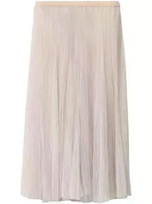 Fabiana Filippi Plissé Midi Skirt