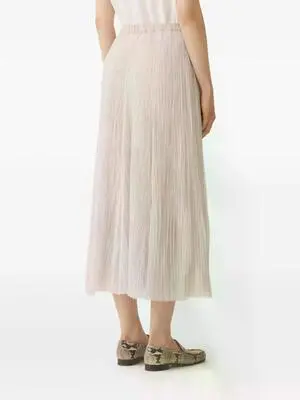 Fabiana Filippi Plissé Midi Skirt