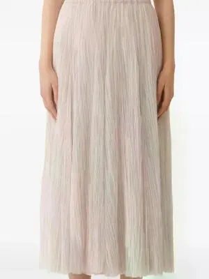 Fabiana Filippi Plissé Midi Skirt