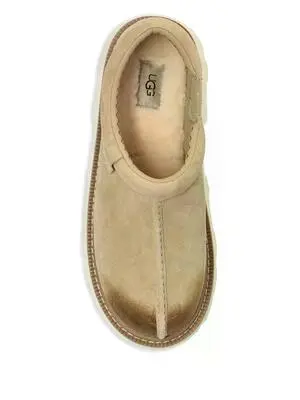UGG Tasman Lug Leather Mules - Neutrals