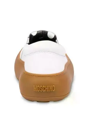 Moschino Leather Sneakers - White