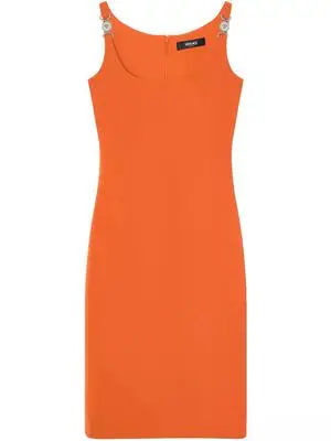 Versace Scoop-neck Midi Dress