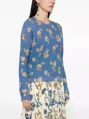 Etro Floral-jacquard Top