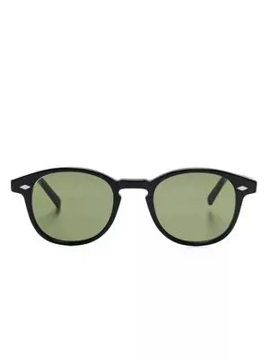 LESCA Pantos-frame Sunglasses - Black