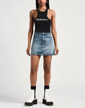 OFF-WHITE™ Ribbed Crop Top With Logo