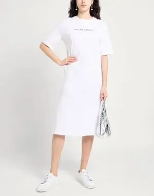Armani Exchange Cotton Jersey Midi Dress