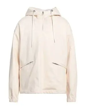 Emporio Armani Jacket Ivory Cotton, Elastane