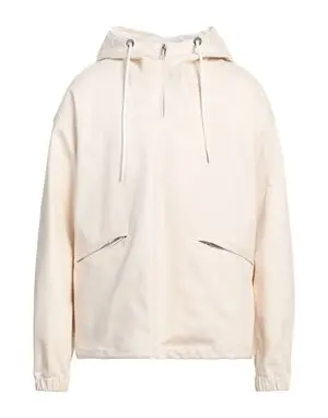 Emporio Armani Jacket Ivory Cotton, Elastane