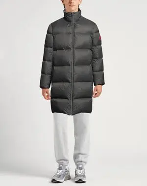 Hugo Quilted Puffer Down Coat - Grey