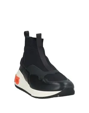 FERRAGAMO Sneakers In Leather And Textile Fibers