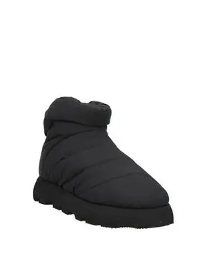 PIUMESTUDIO Padded Textile Fibers Ankle Boots - Black