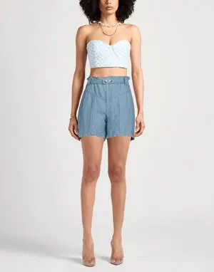 Isabel Marant Étoile Denim Shorts In Cotton And Linen