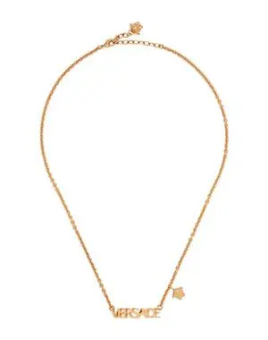 Versace Logo Necklace - Gold