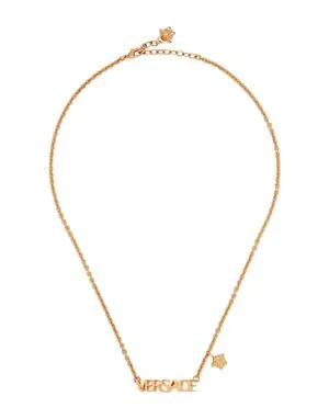 Versace Logo Necklace - Gold