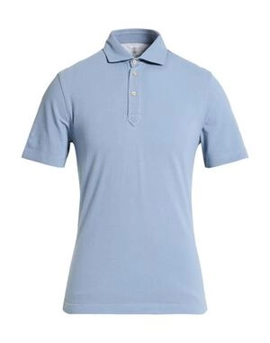 Brunello Cucinelli Polo Shirt Size Cotton - Blue