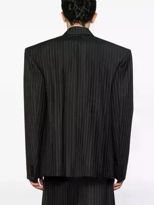 MUGLER Pinstripe Tailoring Blazer