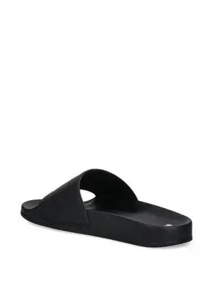 MSGM Logo-embossed Slides - Black