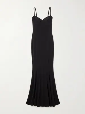 Norma Kamali Stretch-jersey Maxi Dress - Black