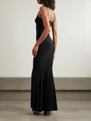 Norma Kamali Stretch-jersey Maxi Dress