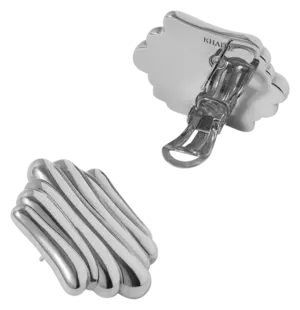 Khaite Crema -plated Clip-on Earrings