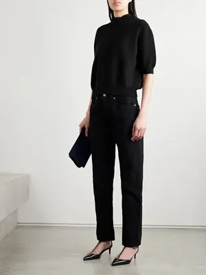 Khaite Davin Cashmere Sweater - Black