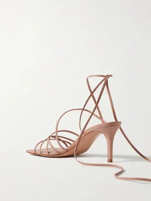 GIANVITO ROSSI 85 Leather Sandals