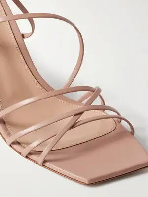 GIANVITO ROSSI 85 Leather Sandals
