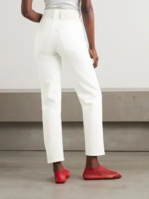 JIL SANDER Cropped High-rise Jeans