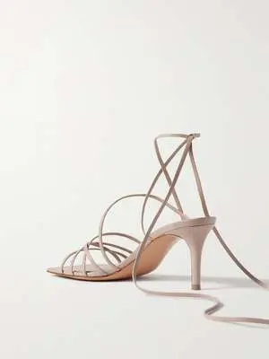 GIANVITO ROSSI 85 Leather Sandals